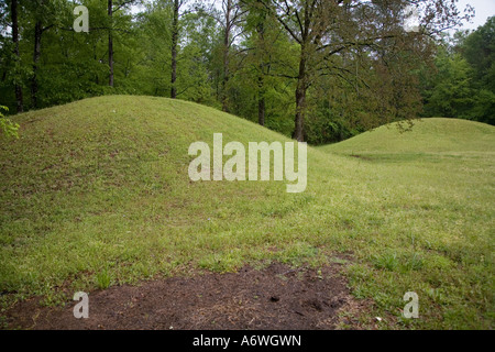 ancient Native American burial mounds, Effigy Mounds National Monument ...