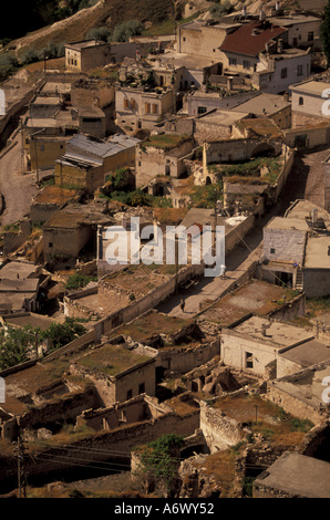 Turkey, Cappadocia, Kale Town, Uchisar, View of town. (Large format ...