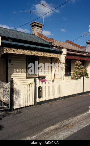 Workers Cottages Melbourne Australia Stock Photo - Alamy