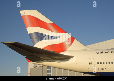 British Airways Maintenance Cardiff International Airport Stock Photo ...