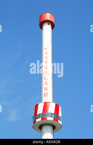 Astrotower Ride Astroland Amusement Park Coney Island Brooklyn New York ...