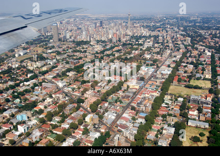 Aerial view of Johannesburg housing suburbs.Johannesburg.South Africa ...