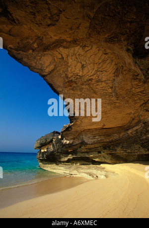 Cave at French Bay, San Salvador Island, Bahamas Stock Photo - Alamy