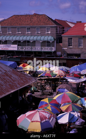 Grenada St. George’s Market Square,produce fruit fruits vegetable ...