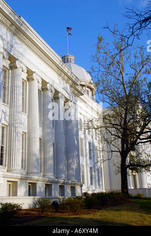 Historic State Capitol building located at Montgomery Alabama AL Stock ...