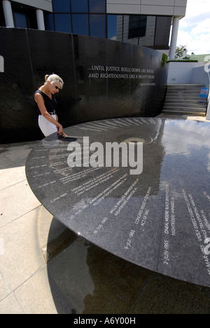 Timeline memorial by Maya Lin architect at the Civil Rights Memorial ...