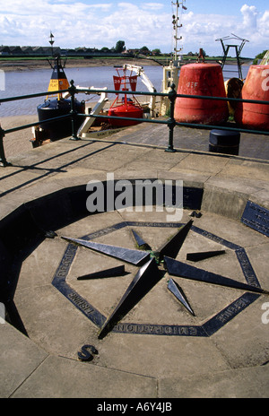 Compass, King's Lynn Docks, Norfolk, England, UK Stock Photo - Alamy