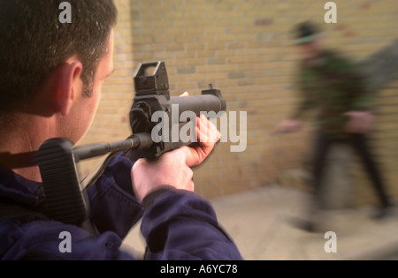 Heckler Koch baton gun Stock Photo - Alamy