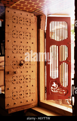 Restored traditional Pol house an all wood structure with wood carved ...