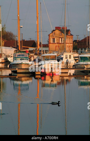 Carentan harbour Cotentin Peninsula Manche Normandy France Europe Stock ...