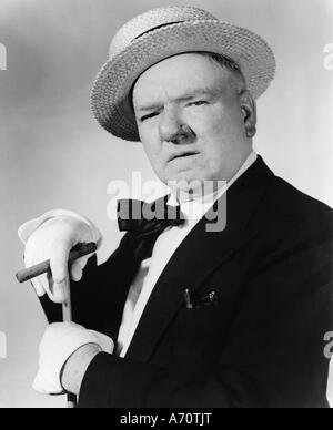 W C FIELDS US film comedian 1880 to 1946 Stock Photo - Alamy