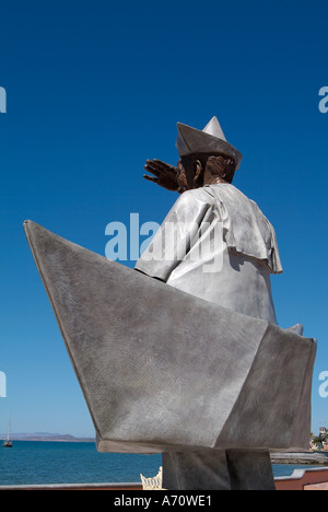 Sailor statue in Lapaz Baja California Stock Photo - Alamy