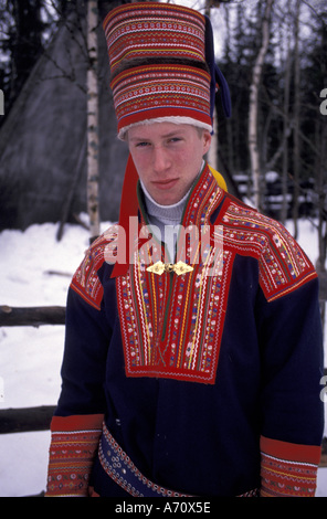 Finland, Lapland, Arctic Circle. Laplander. (MR Stock Photo - Alamy