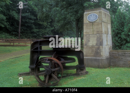 First Commercial U.S. Oil Well, 1859 Stock Photo - Alamy