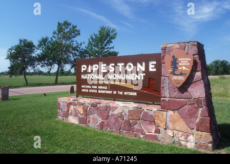 Pipestone National Monument, Pipestone MN Stock Photo - Alamy