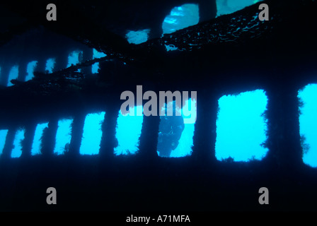 Inside the Fang Ming Wreck, Sea of Cortez Stock Photo - Alamy