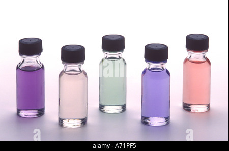 Bottles of multi coloured liquid Stock Photo: 6185798 - Alamy