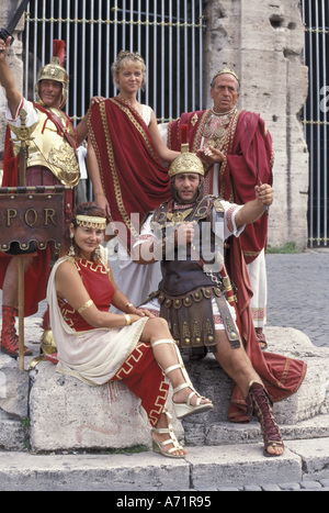 EUROPE, Italy, Rome Gladiator Reenactors, Roman Coliseum Stock Photo ...