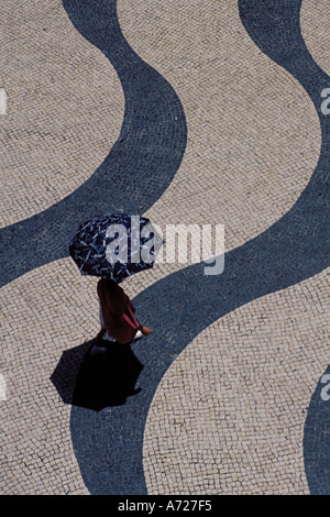 macau portuguese tiles leal senado building Stock Photo - Alamy