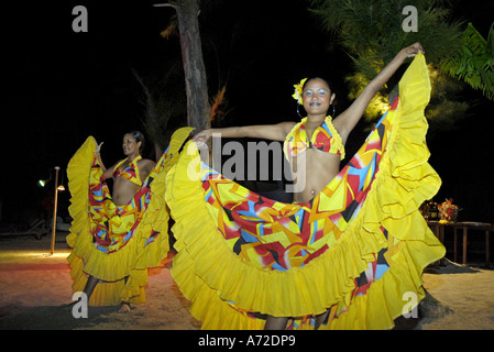 Sega Dancers on the beach Mauritius Stock Photo - Alamy
