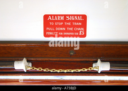 Emergency brake pull handle in subway station - Notbremse in U-Bahn ...