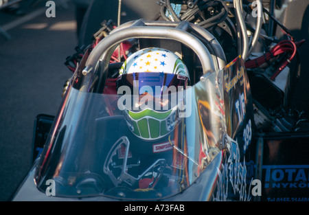 Cockpit of a top fuel drag racing dragster Stock Photo - Alamy
