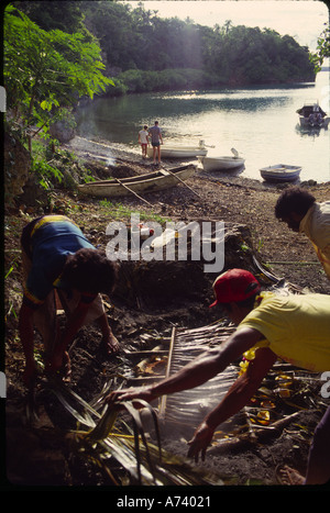 Tongan Feast Vavau Island Tonga NMR editorial use only Stock Photo - Alamy