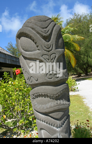 tiki statue of Bora Bora, French Polynesia Stock Photo - Alamy