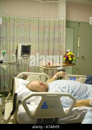Hospital recovery ward for patients recovering from surgery ...
