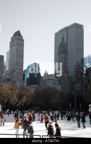 Wolman Ice Rink in Central Park, New York, USA Stock Photo - Alamy