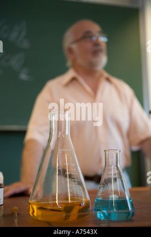 two jars in the school classroom in a kindergarten for children Stock ...