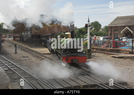 River Irt locomotive at the Ravenglass & Eskdale Railway, Cumbria, with ...