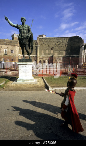 Child that does the Roman salute, Italy Stock Photo - Alamy
