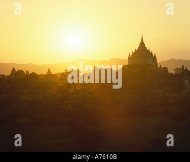 Sunrise in Pagan, Myanmar Stock Photo - Alamy