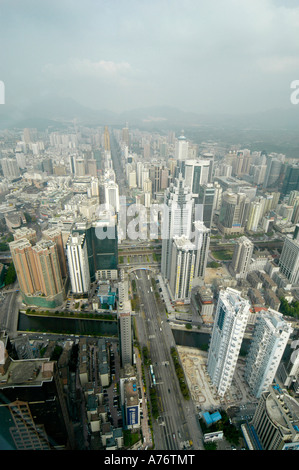 View from the Diwang Building, Shun Hing Square Shenzhen, China Stock ...