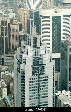 Aerial view of the Shun Hing Square Building, tallest, also known as ...