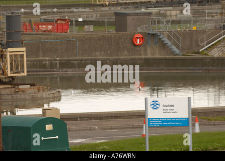 The Thames Water Seafield Wastewater Treatment Plant in Leith Edinburgh ...