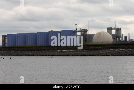 The Thames Water Seafield Wastewater Treatment Plant in Leith edinburgh ...