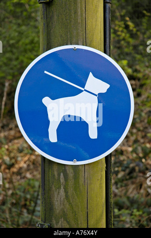 "Hunde anleinen", Keep dogs on a leash, instruction sign, Sylt Island ...