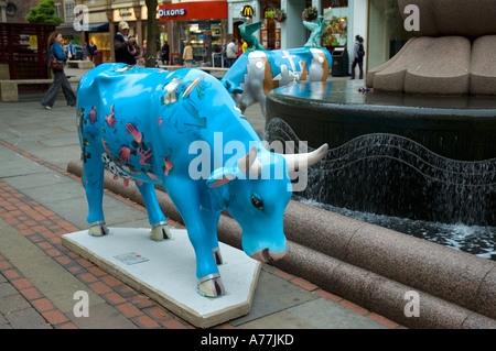 Cow Parade Manchester Stock Photo - Alamy