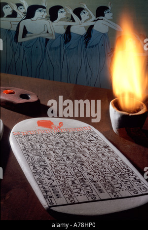 Egyptian Tablet in Egyptian Museum, Cairo City, Egypt Stock Photo - Alamy