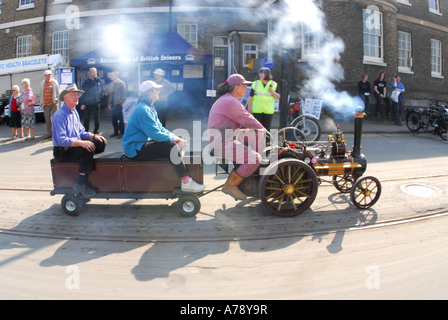 a model fairground traction engine Stock Photo - Alamy