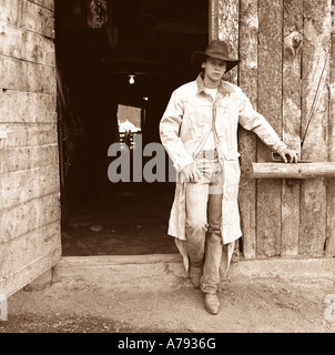 Ranch hand at a Colorado dude ranch Stock Photo - Alamy