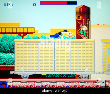 Express Raider Data East 1986 vintage arcade videogame screenshot ...