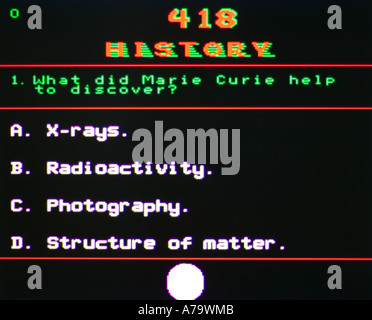 Fax Exidy 1983 vintage arcade videogame screenshot - EDITORIAL USE ONLY ...