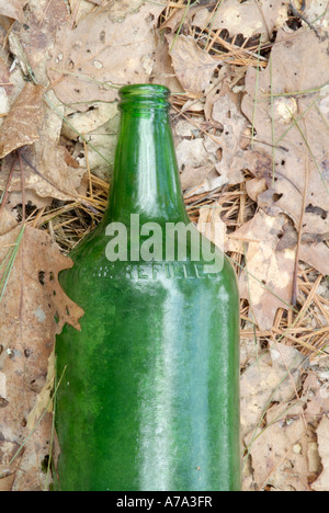 Litter dumped near a hiking trail Stock Photo - Alamy
