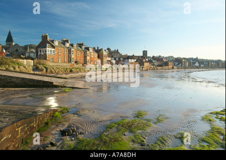 The beach and seafront of North Berwick Bay, North Berwick, East ...