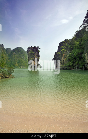 Khao Phing Kan, also known as James Bond Island, a famous landmark in ...