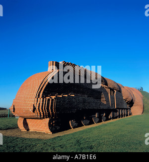 Train Sculpture at darlington, County Durham Stock Photo - Alamy
