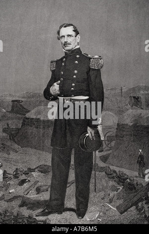 An illustration from 'History of the American Civil War,' depicting ...